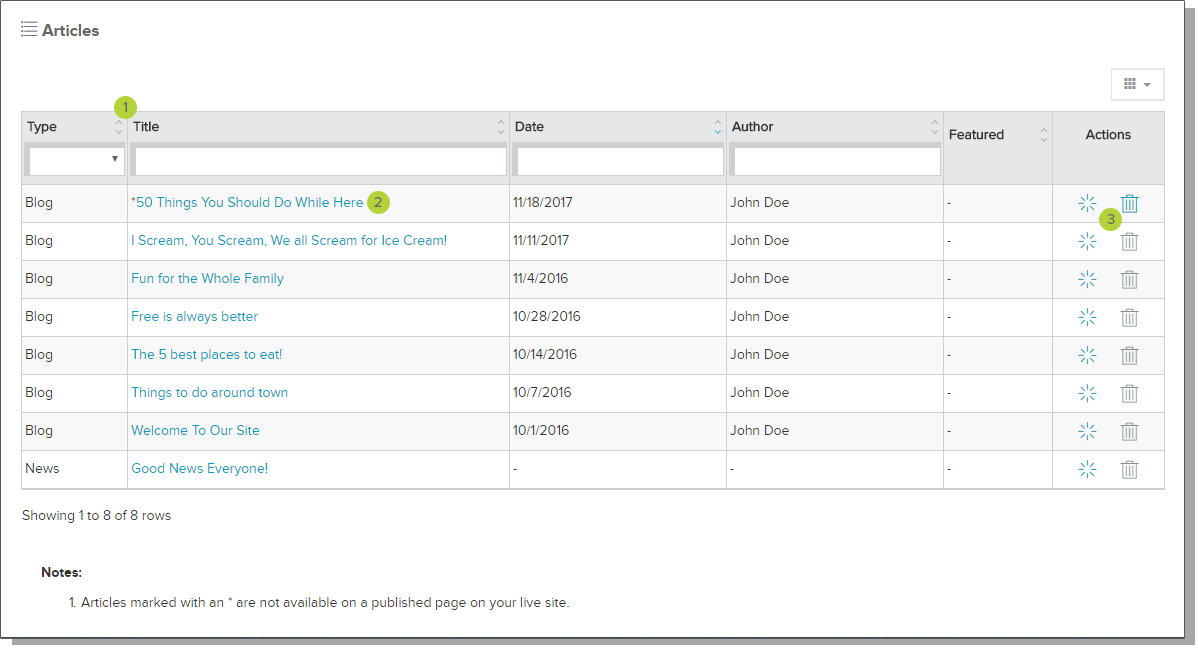 Articles View - Architech Help